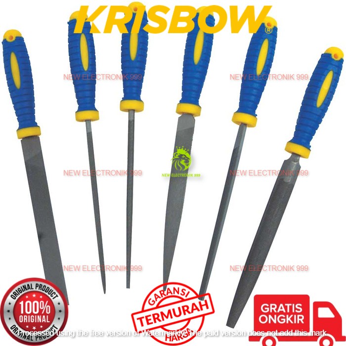 Jual Krisbow Key File Set 100Mm (6Pcs) Lrnfs2 Kw0300228 | Shopee Indonesia