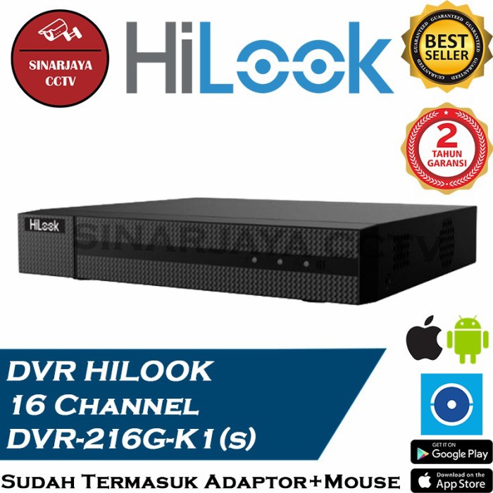 Jual DVR 16ANEL HILOOK SUPPORT SEMUA JENIS CCTV | Shopee Indonesia