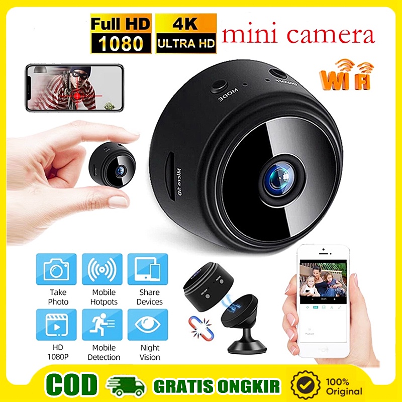 Jual CCTVqt- Wireless A9 Mini Camera Wifi Hd 1080P Micro Kamera Kecil ...