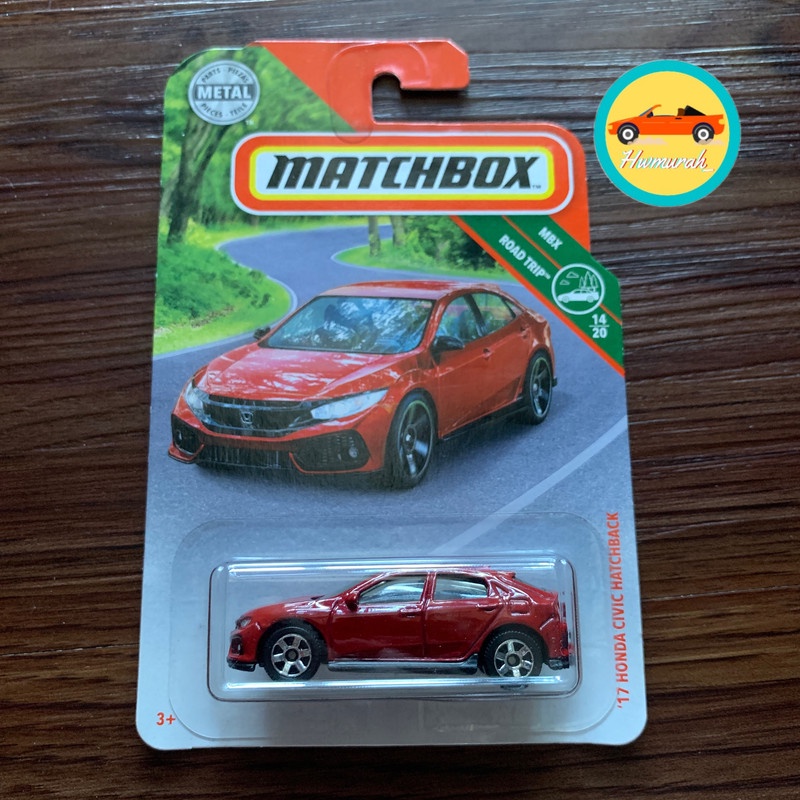 Jual Matchbox 17 Honda Civic Hatchback 2019 Red Original | Shopee Indonesia