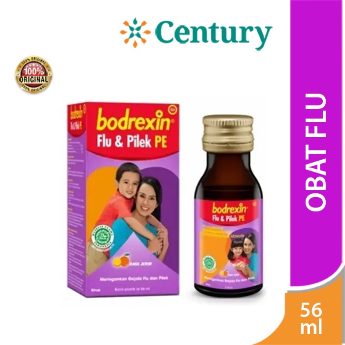 Jual BODREXIN FLU&PILEK PE RASA JERUK 56 ML / BATUK PILEK ANAK / OBAT ...