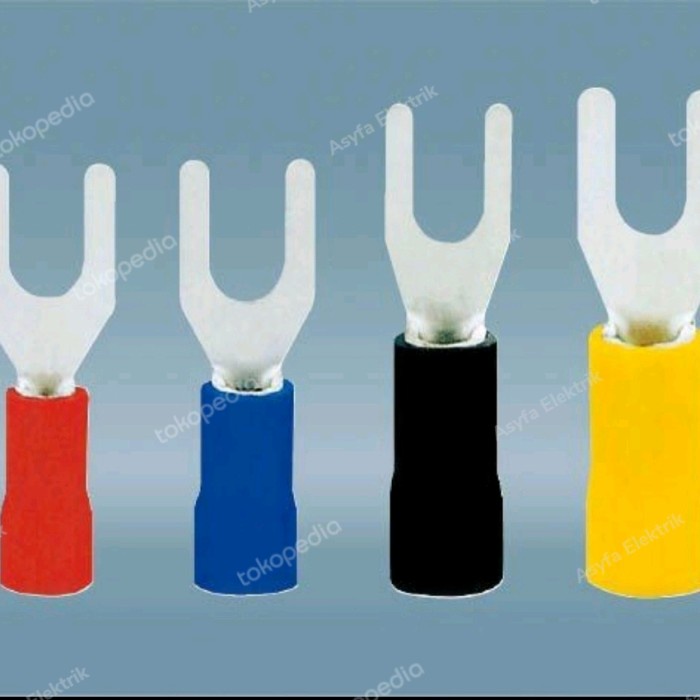 Jual skun y / skun garpu 2,5mm / vy 2-4 warna (100pcs) | Shopee Indonesia