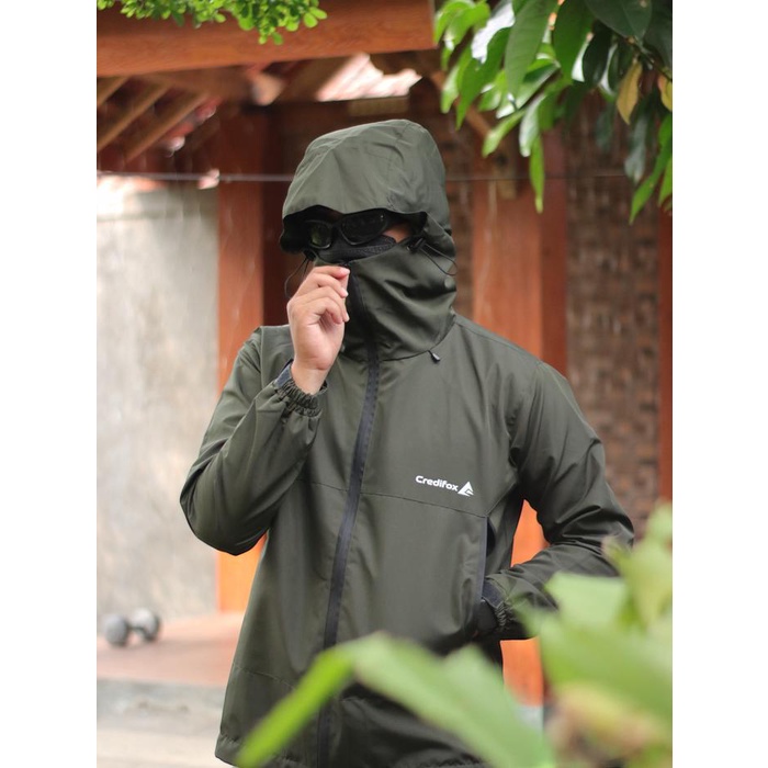 Jual New CREDIFOX Jaket Gunung Gorpcore Seri CLIMBER Bahan Taslan JN ...