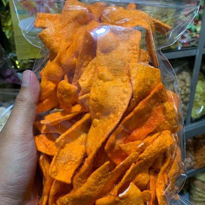 Jual SALE !!! 1 KG KEMASAN CEMILAN SLONDOK RASA BALADO DAN RASA GURIH ...