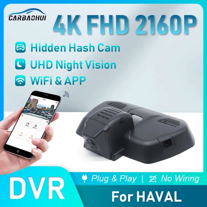 Jual Plug and Play Dash Cam Car DVR UHD Video recorder Camera For HAVAL ...