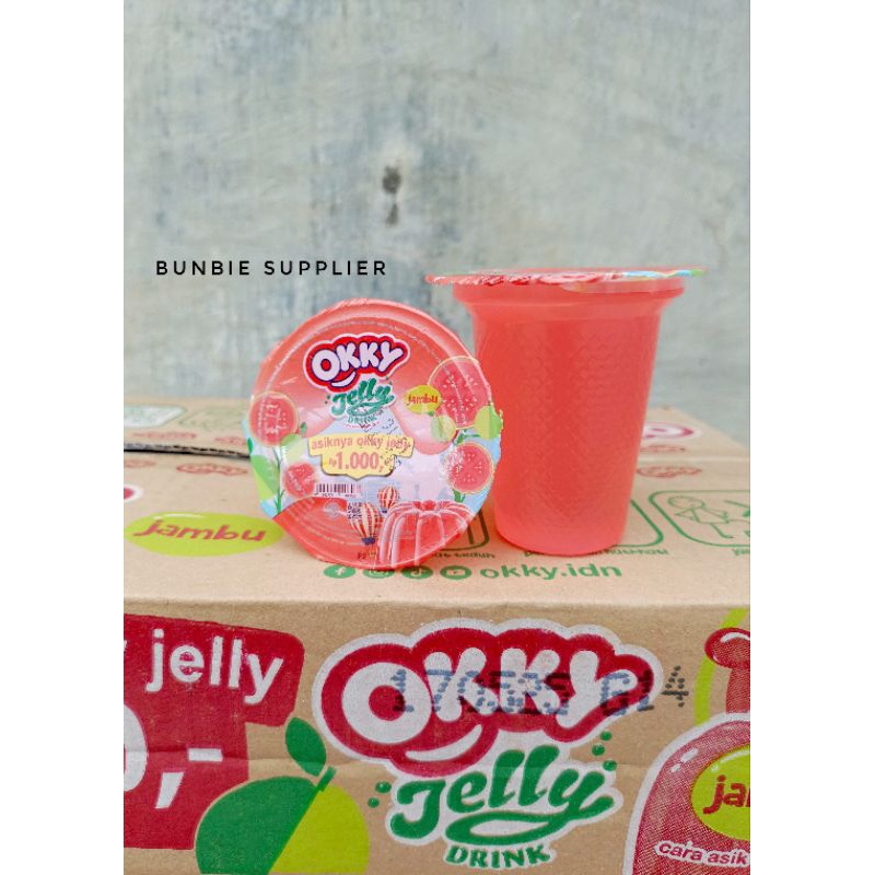 Jual Okky Jelly Drink Cup Rasa Jambu Isi 24pcs (KARTON) Minuman Kemasan ...