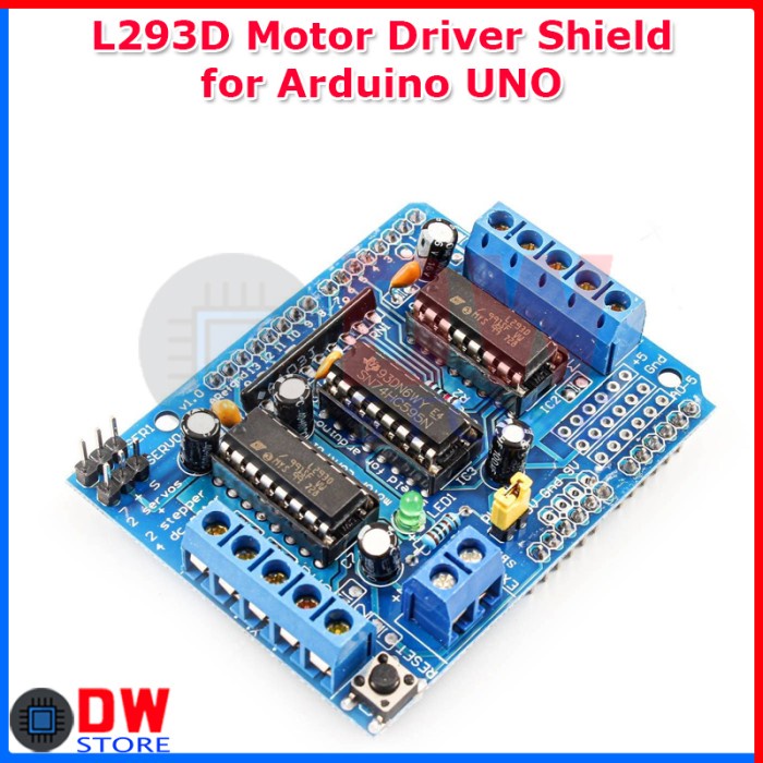 Jual JJyoi- Arduino Motor Stepper Servo Shield L293 | Shopee Indonesia