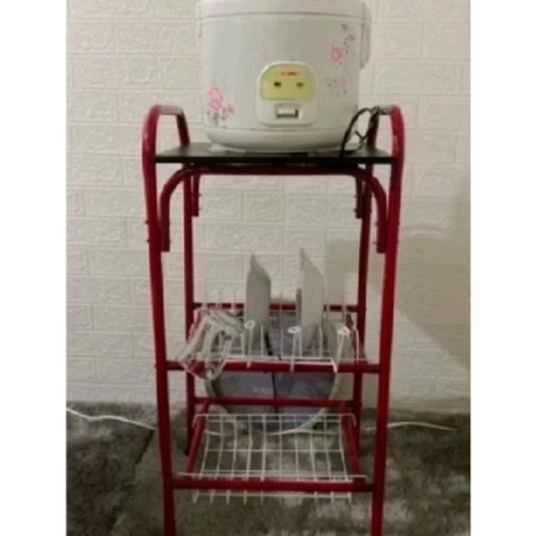 Jual rak mejikom/rak dispenser/rak galon/rak mejikom besi | Shopee ...
