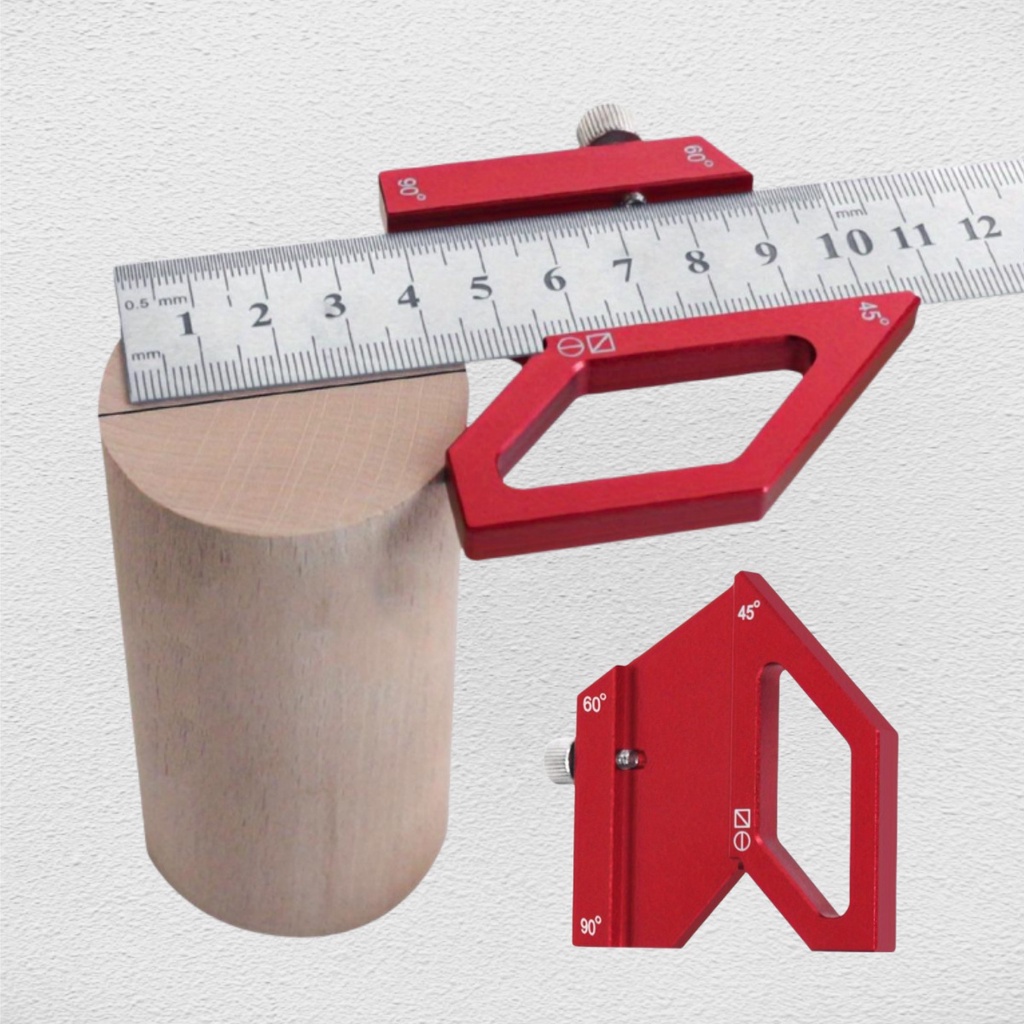 Jual Center Finder 45/60/90 Degree Angle Scriber Line Marking Gauge ...