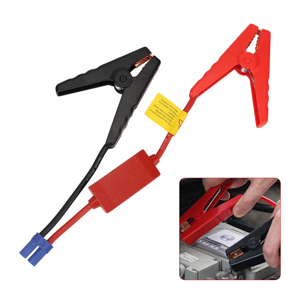 Jual Emergency Battery Jump Cable Clamps With EC5 Plug Connector 12V ...