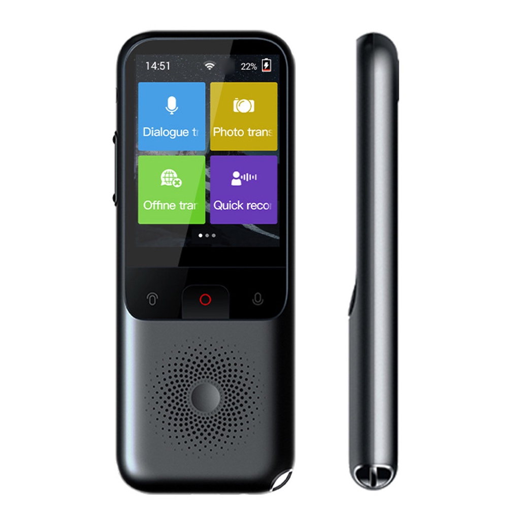Jual T11 Portable Language Translator Device Voice Interpreter with 134 ...