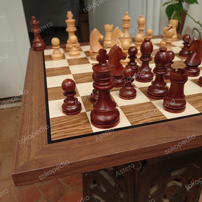Jual Papan Catur Championship Standard FIDE_Percasi Tebal 18mm Petak ...