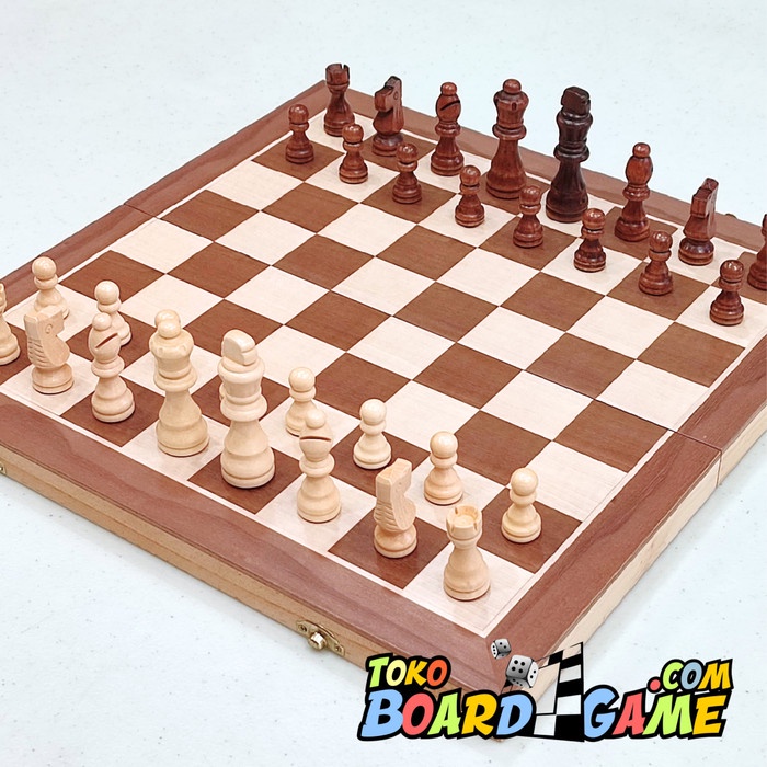 Jual Premium Magnetic Chess Board Game - Papan Catur Kayu Magnet ...