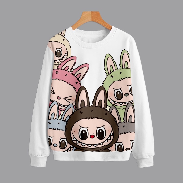 Jual Sweater Labubu S1 Anak Custom Perempuan Lucu Kartun Animasi 3D ...