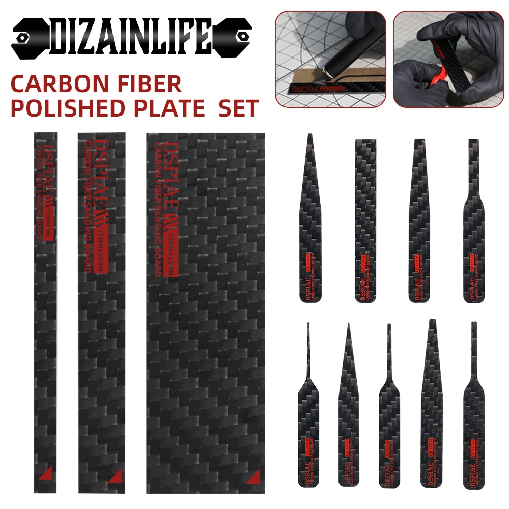 Jual DSPIAE CFB Carbon Fiber Sanding Stick Military Model Making Tool ...
