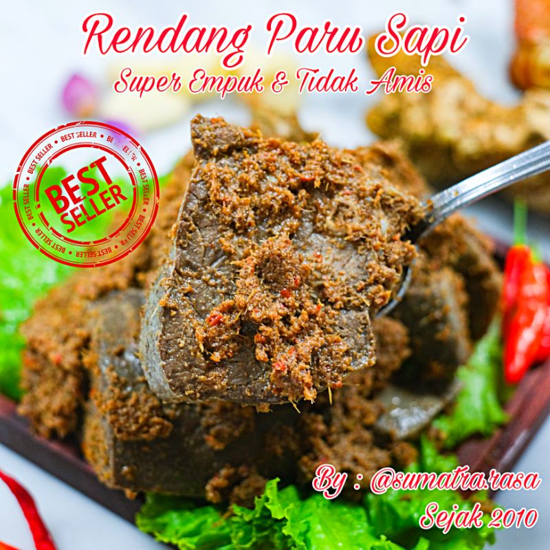 Jual Rendang Sapi/Rendang Urat/Rendang Paru Sapi Empuk Premium | Shopee Indonesia