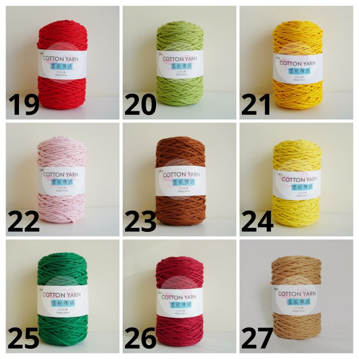 Jual BENANG MAKRAME KATUN 100% COTTON YARN 200GR | Shopee Indonesia