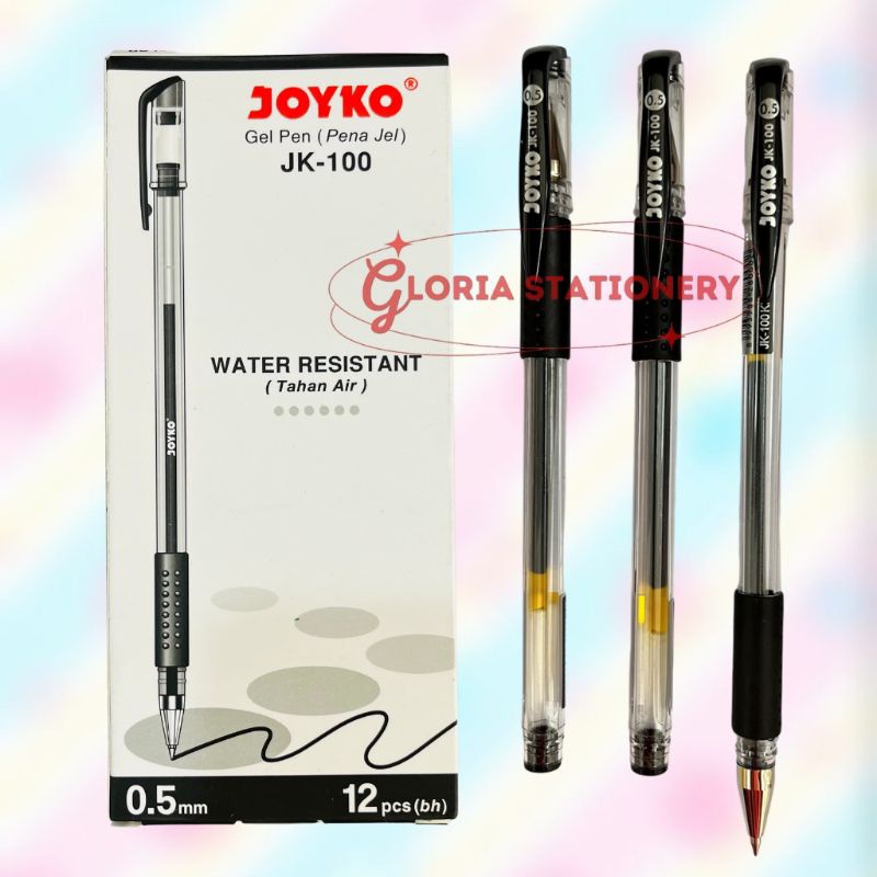 Jual Joyko Pen Gel JK 100/ Pulpen Gel JK 100 Joyko/ Bolpen Gel JK 100 Joyko | Shopee Indonesia
