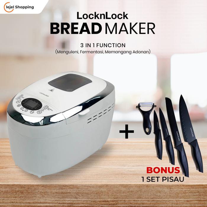 Jual JAYAmart- LocknLock Bread Maker Membuat Roti Otomatis - Alat ...