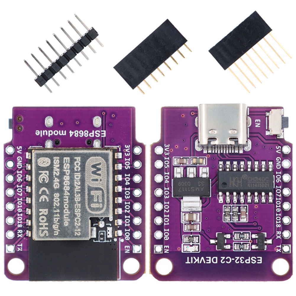 Jual Mini ESP32-C2 Development Board ESPC2-12 ESP8684 Development Board ...