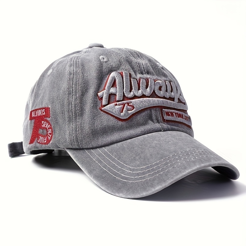 Jual HTL Topi Baseball Cap Bordir 3D Always Washed Style - A75 - Gray ...