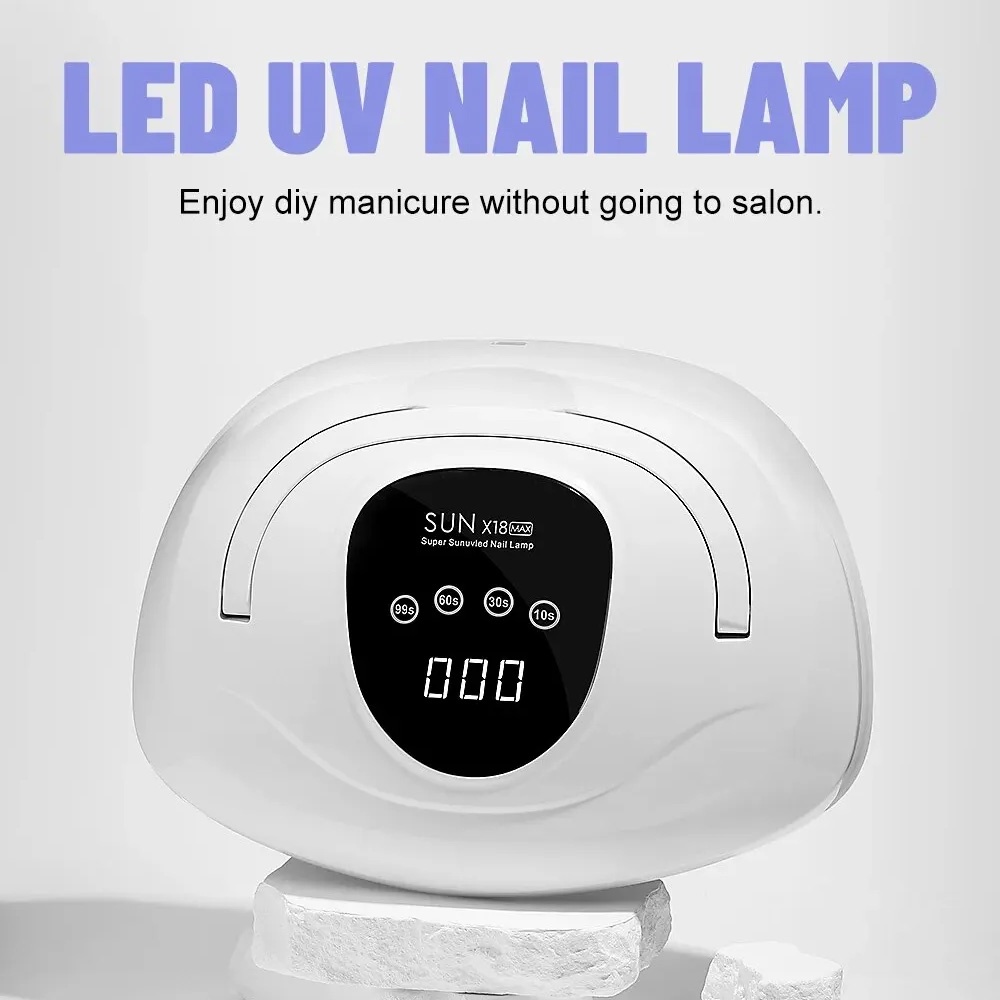 Jual SUN Pengering Kutek UV Lamp Nail Dryer Sensor LCD Display 72 LED ...