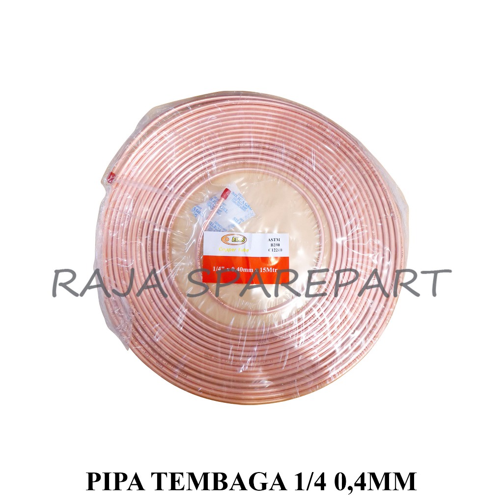 Jual ROLL1/4T PIPA TEMBAGA / COPPER PIPE / PIPA TEMBAGA 1/4 0.4MM ...