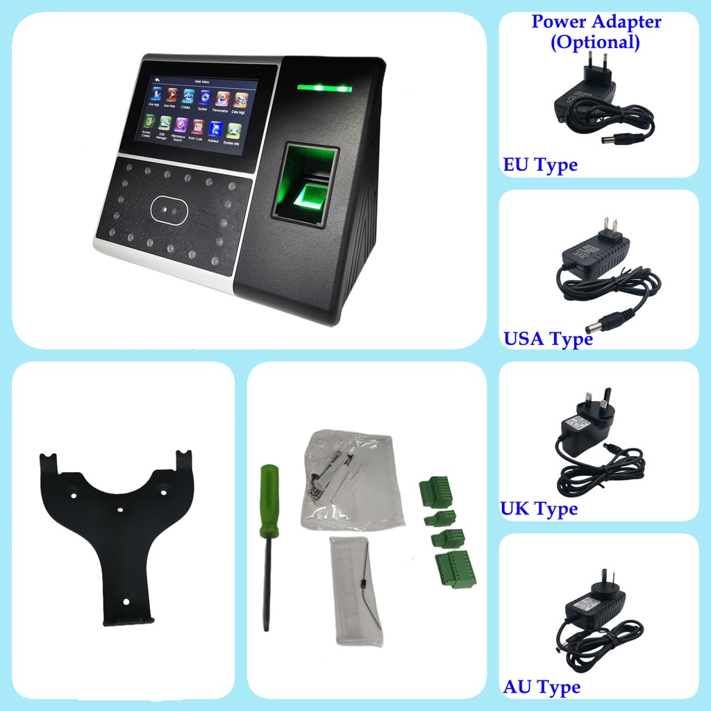 Jual Zktime Iface302 Tcp/Ip Biometric Face Attendance System ...