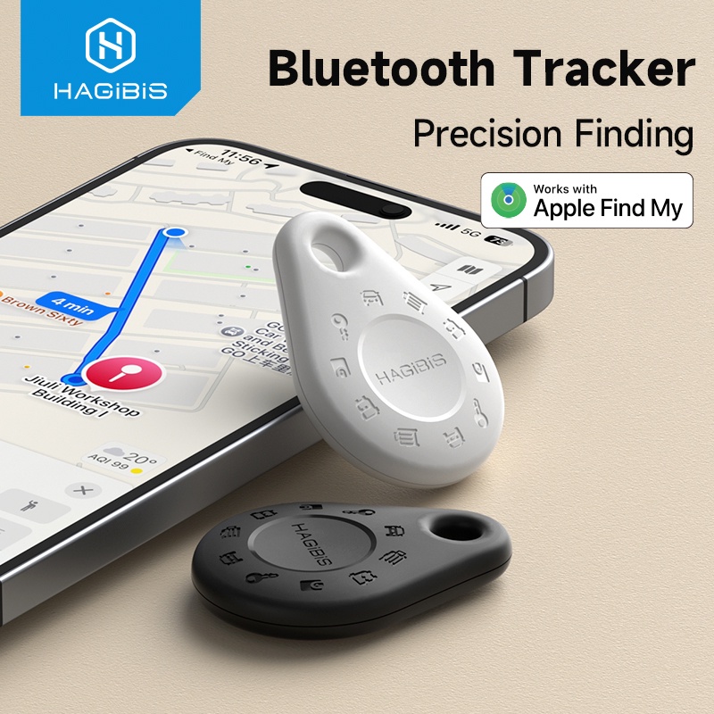 Jual Hagibis Bluetooth Tracker Keys Finder For Apple Find My Item ...