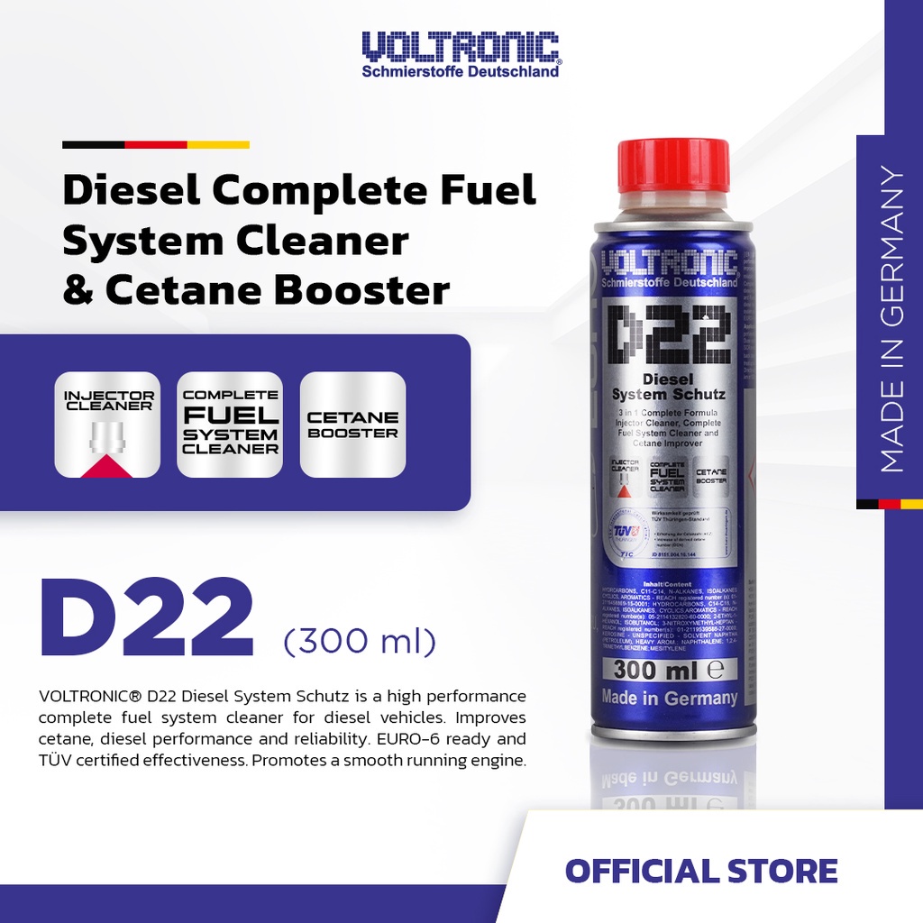 Jual VOLTRONIC D22 - CETANE BOOSTER & Diesel Complete Fuel System Cleaner; Injector, DPF, SCR ...