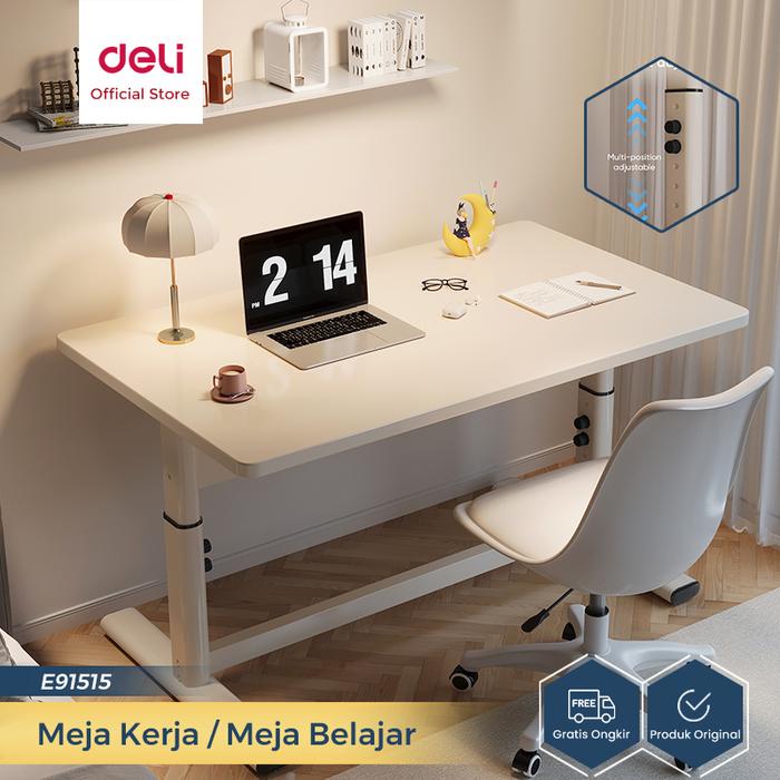 Jual Deli Meja Kerja / Meja Belajar Ketinggian Dapat di Adjust ...
