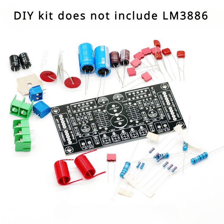 Jual Lm3886 Amplifier Board Diy Kit Audio Power Amplifier Board Dual annel Stereo Power Board ...