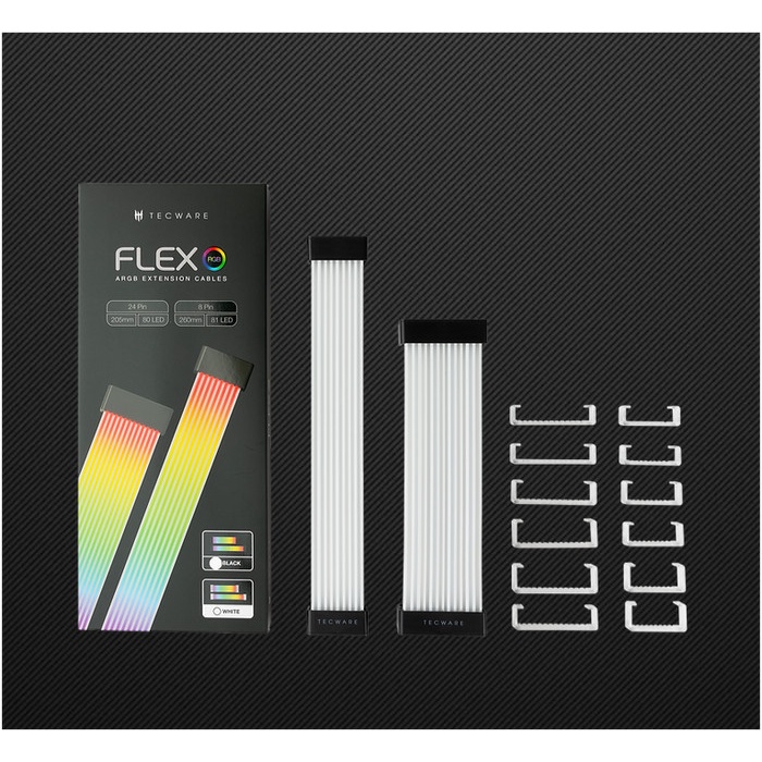 Jual Ready TECWARE FLEX RGB Tecware ARGB Extension Cables - 24PIN ...