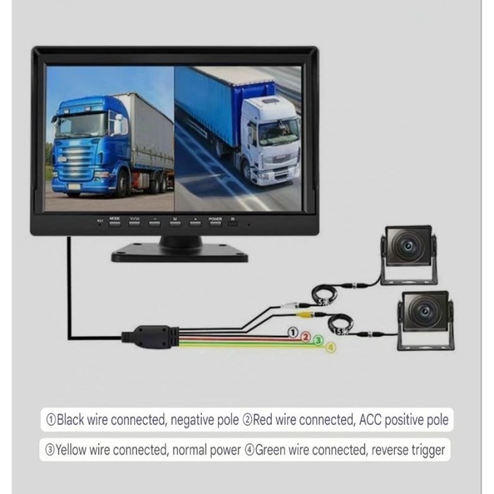 Jual Terbagus Paket Lengkap Kamera Parkir Truk Bus 24 Volt Cctv 2 ...