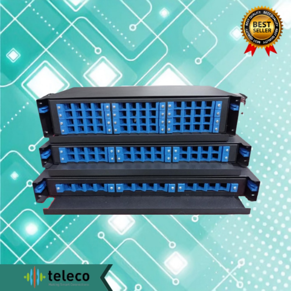 Jual Optical Terminal Box 12,24,48 Core OTB/ODF Rack Mount 12 Core ...