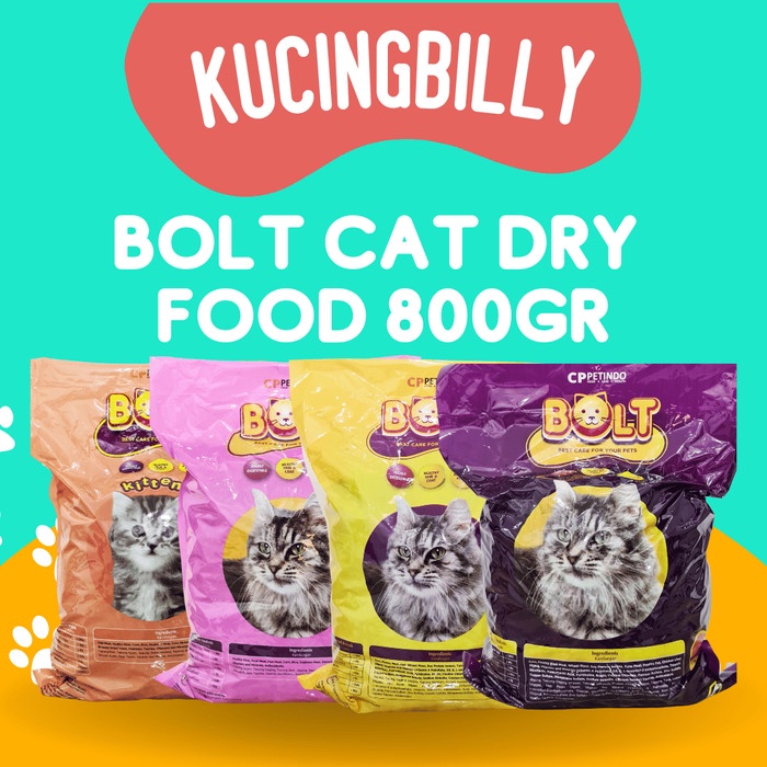 Jual Makanan kucing - Bolt Repack 1kg | Shopee Indonesia
