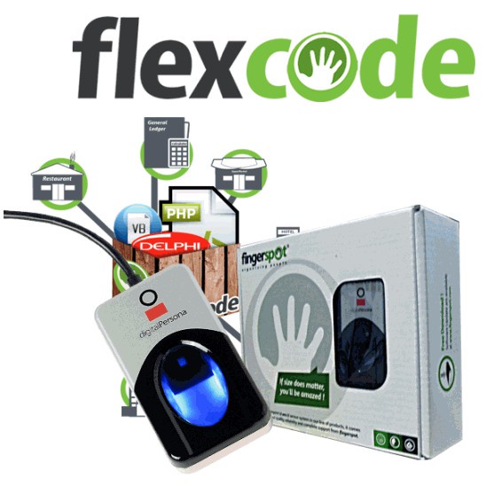 Jual Fingerspot flexcode 4500 u are u digital persona 4500 support bpjs mesin absensi ...