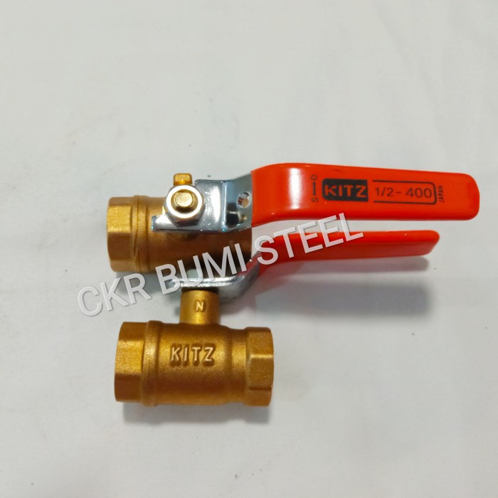 Jual BALL VALVE KITZ 1/2" INCH / STOP KRAN KITZ 1/2" INCH | Shopee Indonesia