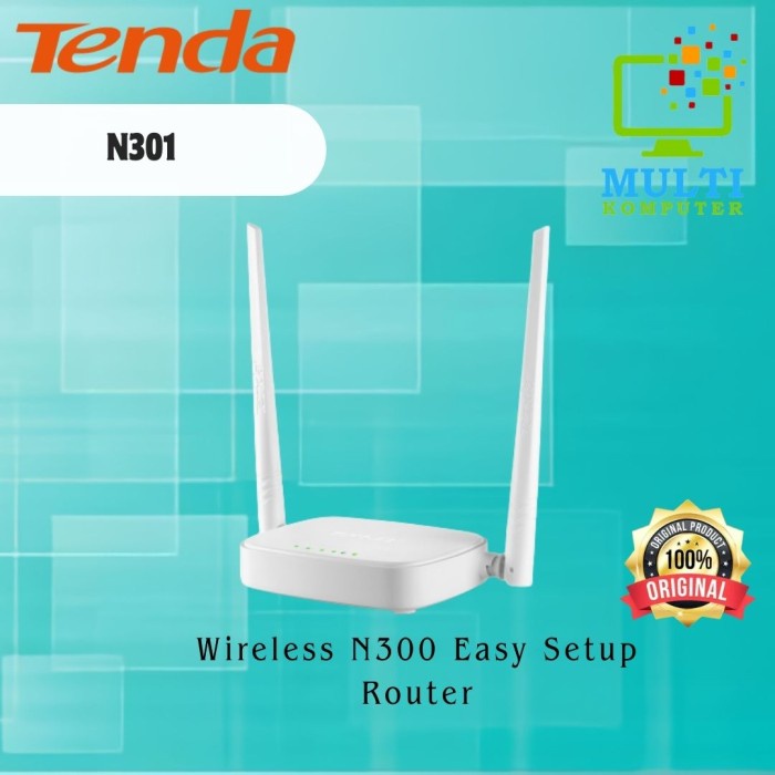 Jual Tenda N301 3 In 1 Wireless Router+Access Point+Extender Wifi 301 ...