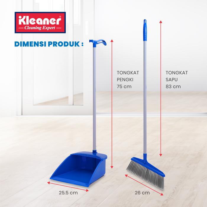 Jual Ready [Cod] Kleaner Sapu Lantai Dan Pengki Plastik Sisir Set ...