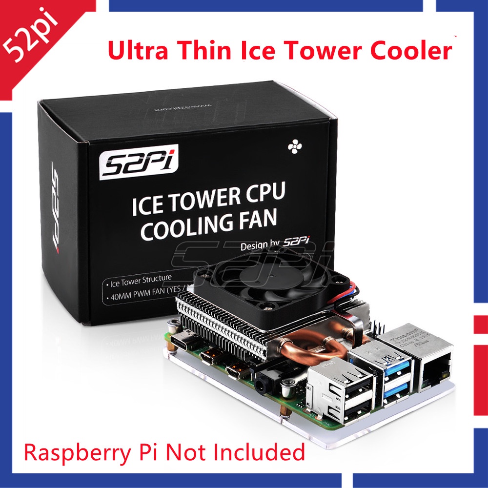 Jual NEW 52Pi New Ultra Thin Ice Tower Cooler CPU Cooling Fan Radiator ...