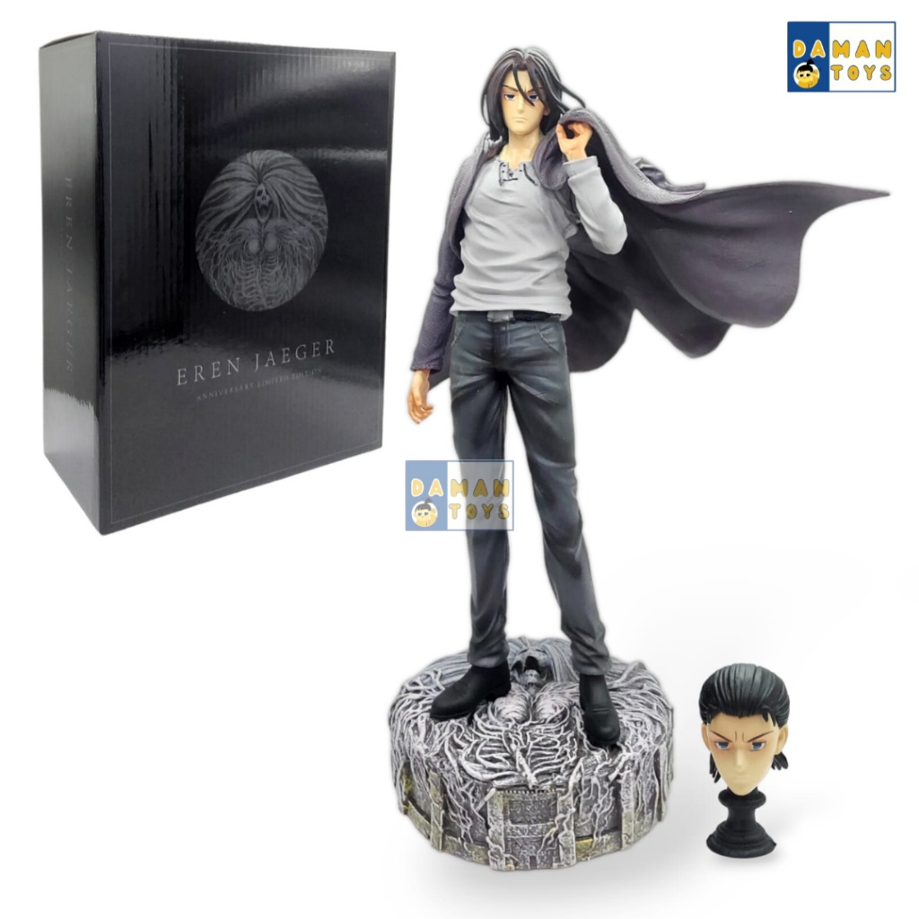 Jual Eren Yeager Action Figure Attack On Titan Statue | Shopee Indonesia