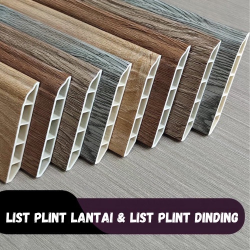 Jual LIST PLINT PVC 8CM DEKORASI DINDING UK 290CM X 8CM X 10MM DEKORASI ...
