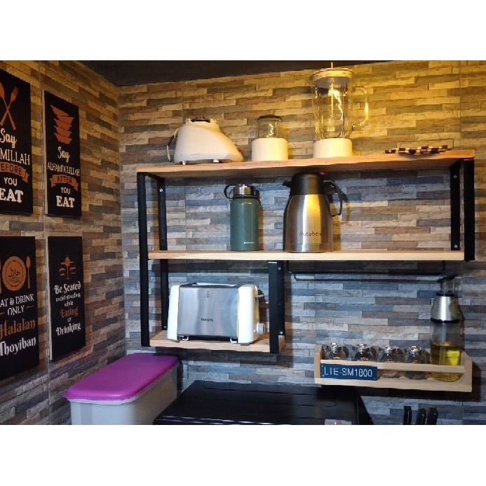 Jual NEW DEALS TERLARIS KITCHEN SET / RAK BUMBU DAPUR LEBAR 3 SUSUN ...