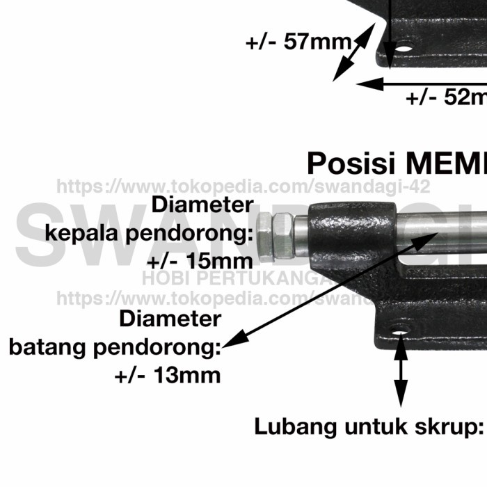Jual Wei Tools - Toggle Clamp Push-Pull Tcp-304C-227Kg | Shopee Indonesia