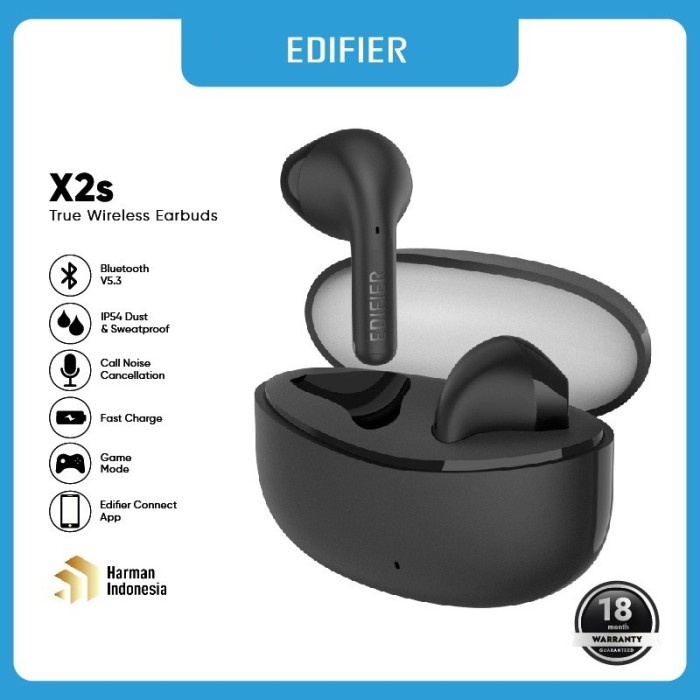 Jual Edifier TWS X2s True Wireless Stereo Earbuds Headset Headphones ...