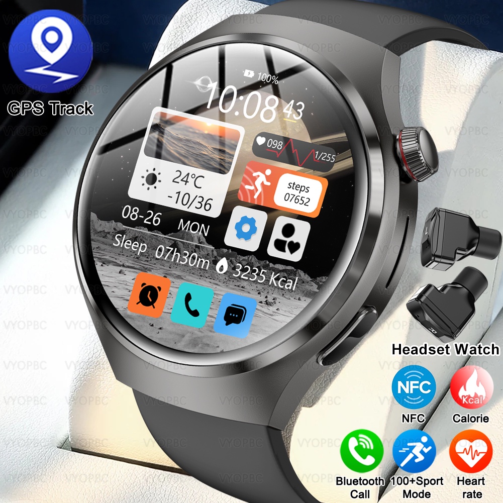 Jual For New 2 in 1 Smart Watch With Earbuds Smartwatch TWS Bluetooth ...