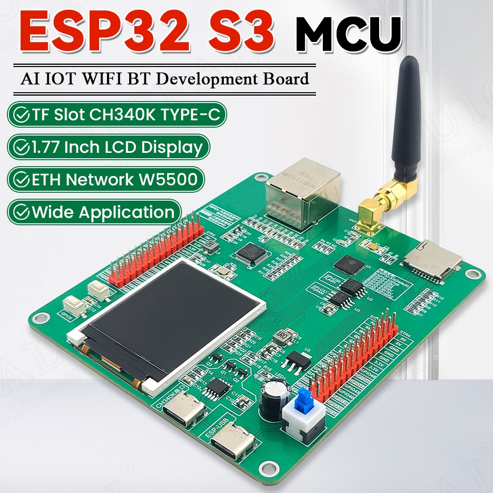 Jual BARU ESP32 S3 Development Board with 1.77 Inch LCD Display BT 2 ...