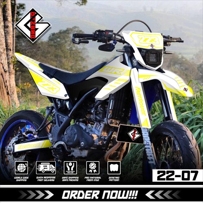 Jual Velocity Vanguards Decal Sticker Motor Cross Yamaha Wr155 Fullbody ...