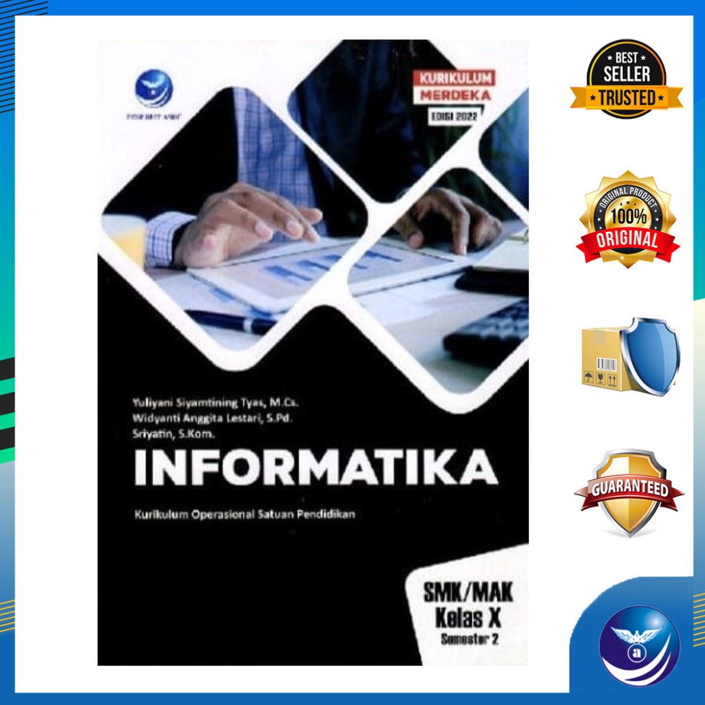 Jual Penerbit Andi - Buku Puske - Informatika SMK Kelas 10 Semester 2 ...